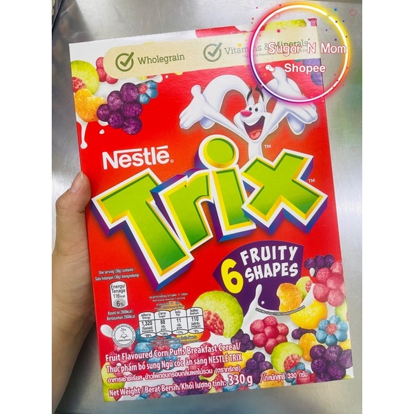 New Nestle Trix 6 Fruity Shapes 330g | Shopee Malaysia