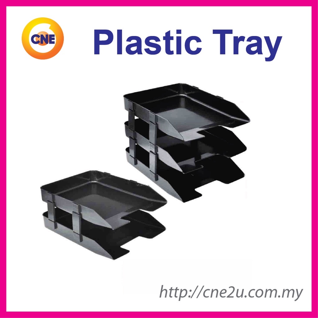 2 Tier / 3 Tier Document Plastic Tray / Document Tray / Plastic Desk ...