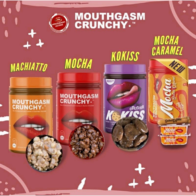 🔥MOUTHGASM CRUNCHY CHOCOLATE MOCHA& MACCHIATO& KOKISS 🔥 COMBO 🔥 ...