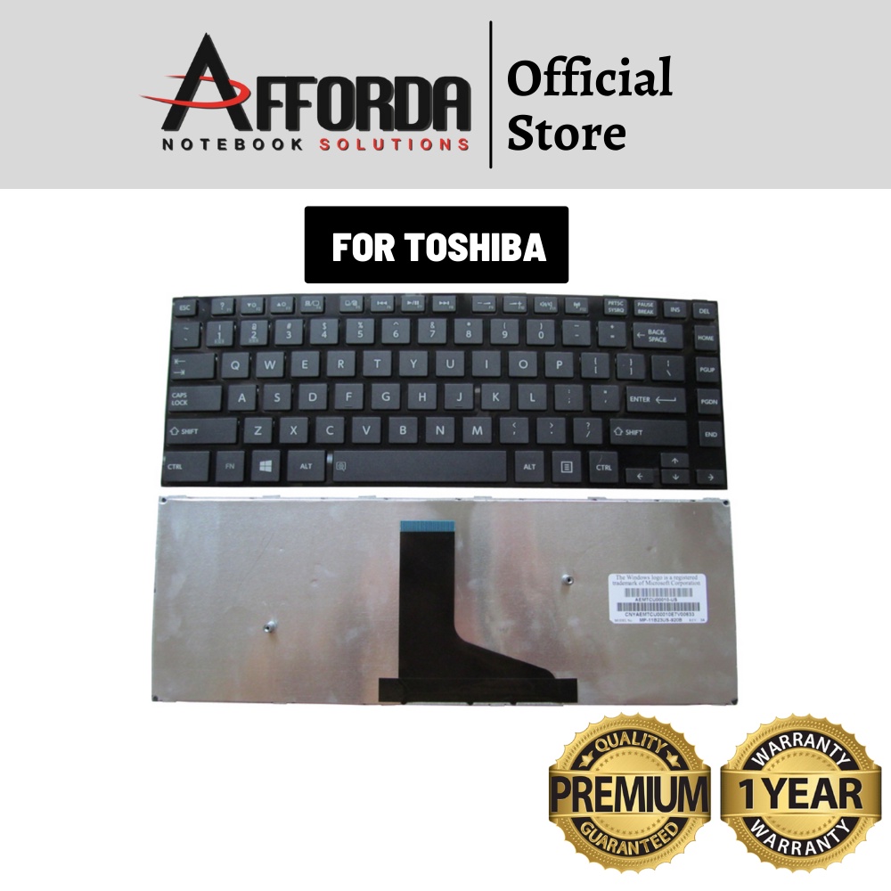 Toshiba L40-A L40D-A L40T-A L40DT-A Laptop Keyboard | Shopee Malaysia