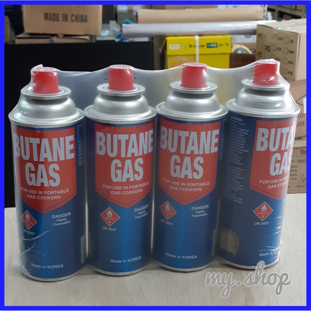 *READY STOCK* 230g Korea Butane Gas /Cartridge Portable / Dapur Gas Tin ...