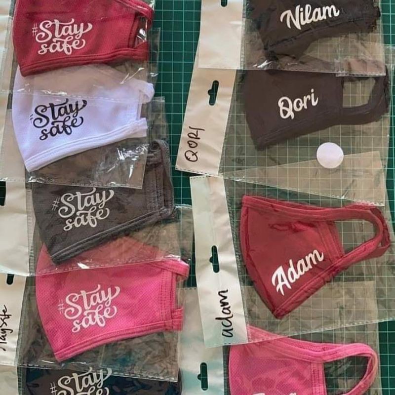 MASK MUKA CORAK SENDIRI | Shopee Malaysia