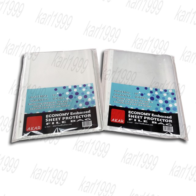 Pelindung Kertas A4 Akar (100 helai) | Akar A4 Sheet Protector (100 ...