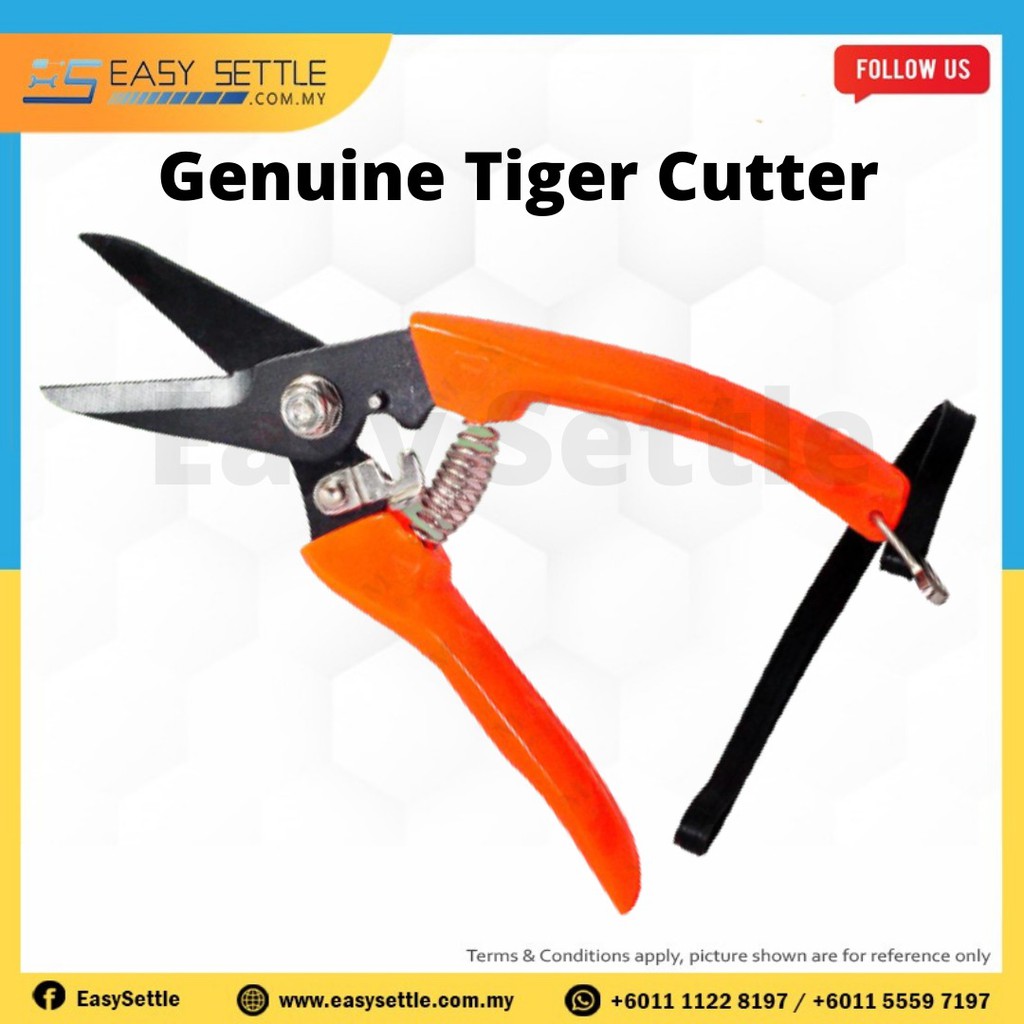 100% ORIGINAL！(MADE IN TAIWAN) TIGER 702 PRUNING SHEARS CABLE CUTTER ...