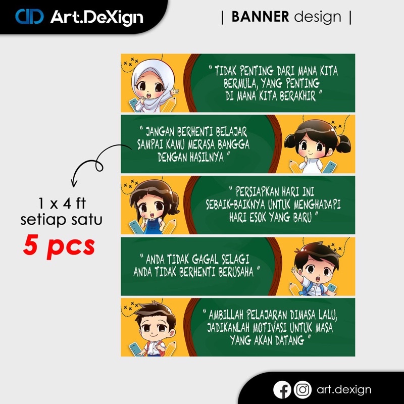 SET POSTER BANNER KATA-KATA MOTIVASI | Shopee Malaysia