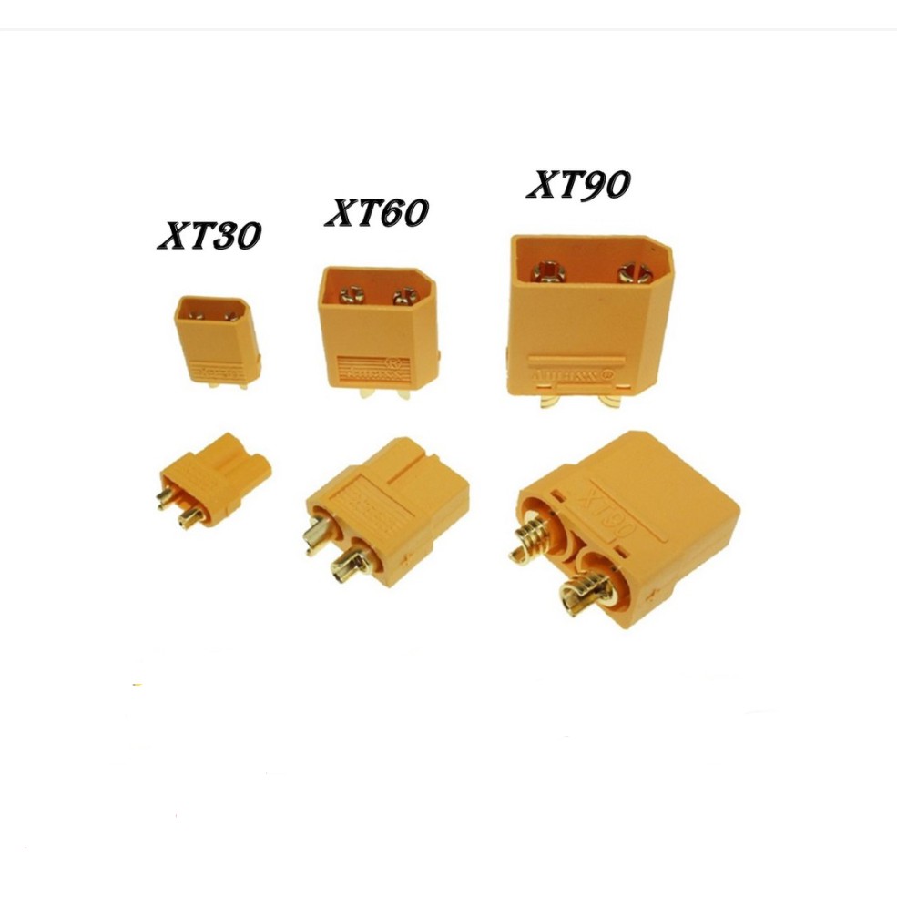 5 Pairs XT30 XT60 XT90 Battery Connector Set Male Female Gold Plated Banana Plug for RC Parts ...
