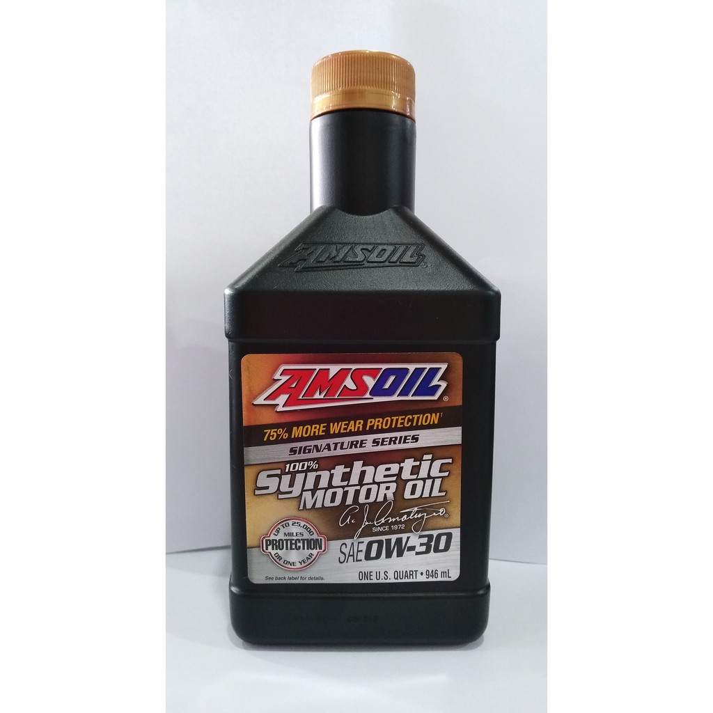 Amsoil 100% Synthetic Signature Series 0W-30 / 0W30 Synthetic Engine ...