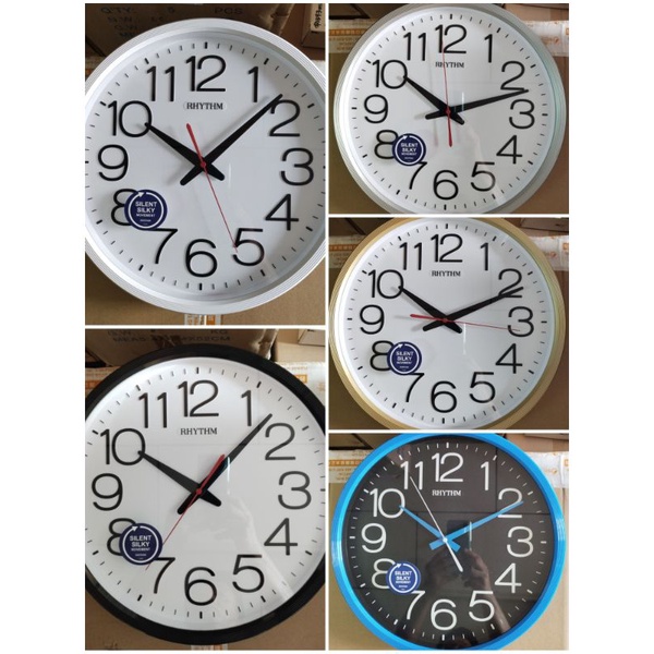 100%ORIGINAL Jam Dinding RHYTHM CMG495 WALL CLOCK | Shopee Malaysia