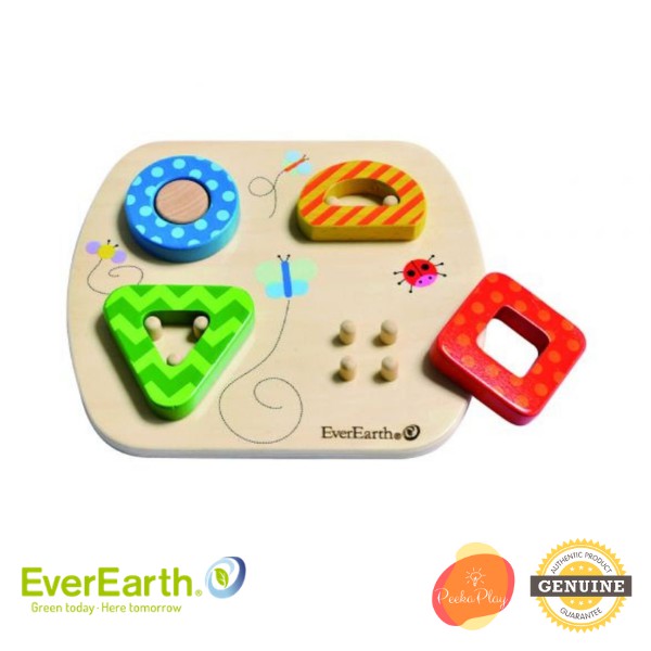 EVEREARTH Shape Sorting Puzzle | Shopee Malaysia