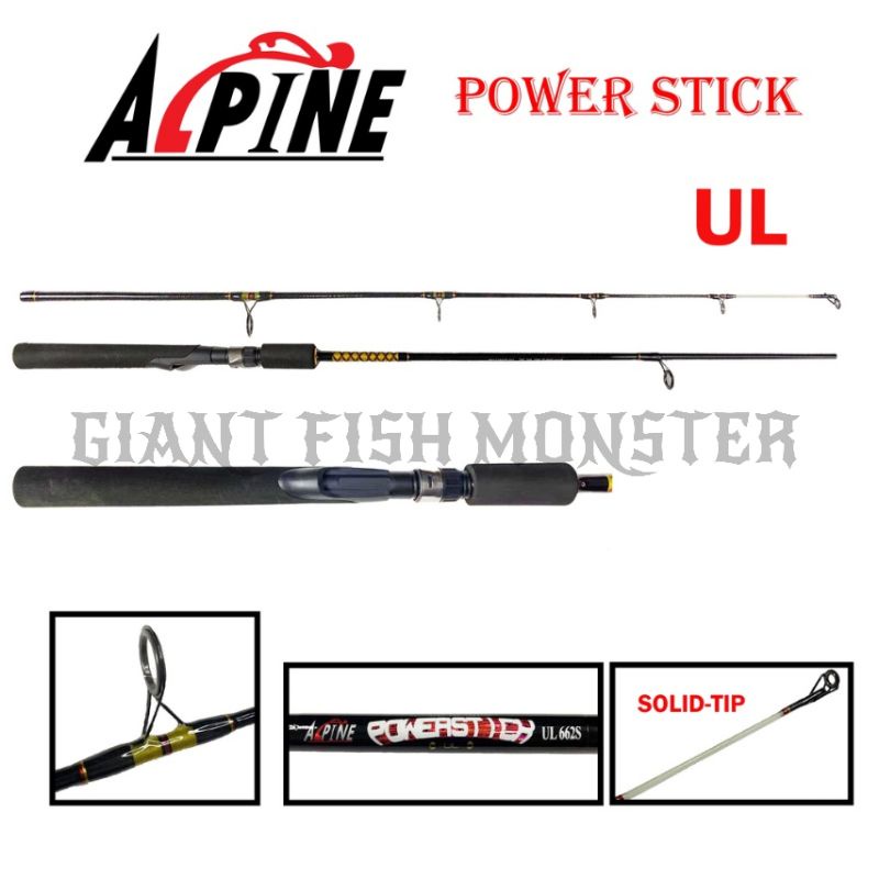 ALPINE ROD POWER STICK SPINNING FISHING ROD | Shopee Malaysia