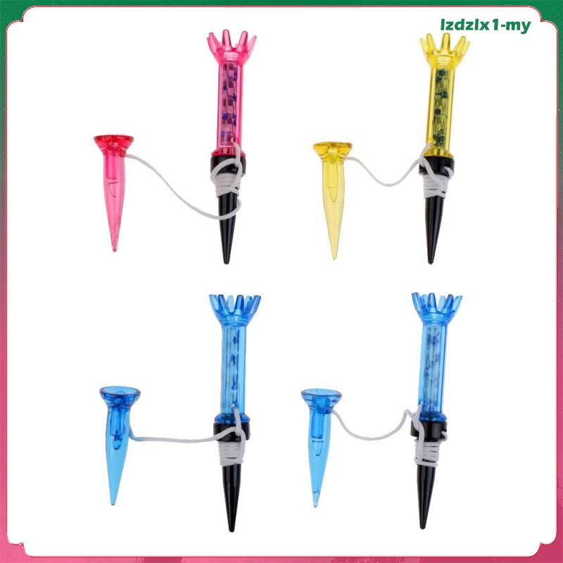 Flameer Sports 4 Pieces Tee 80mm Flexible Golf Tees with Anchor Random ...