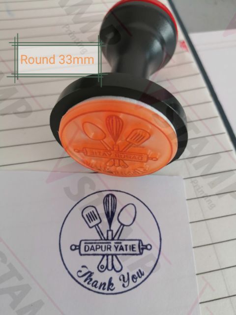 Rubber stamp Round - cop bulat / cop company(WITH OUT INK) Sabah /Sarawak Cod | Shopee Malaysia