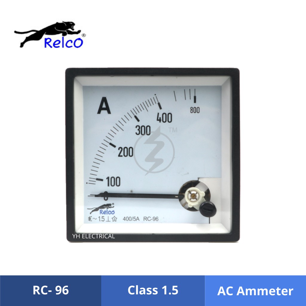 RELCO Moving Iron & Moving Coil Instruments AC Ammeter | Shopee Malaysia