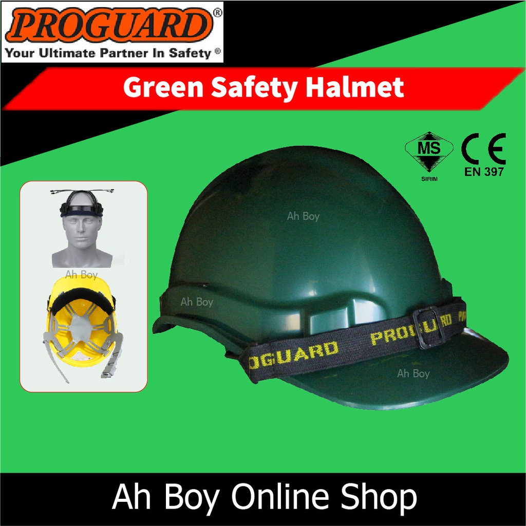 Proguard Industrial Safety Helmet (Sirim Certified) / Yellow White ...
