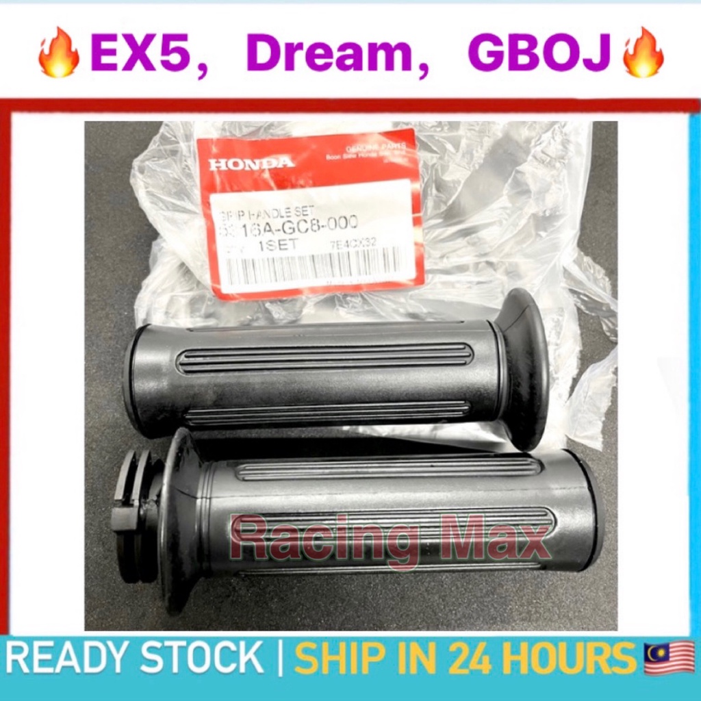 HONDA EX5 DREAM / POWER / GBOJ Handle Grip Set / Throttle Pipe / Rubber ...
