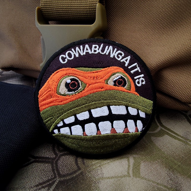 Ninja Turtles tactical morale Velcro patch badge military badge armband ...