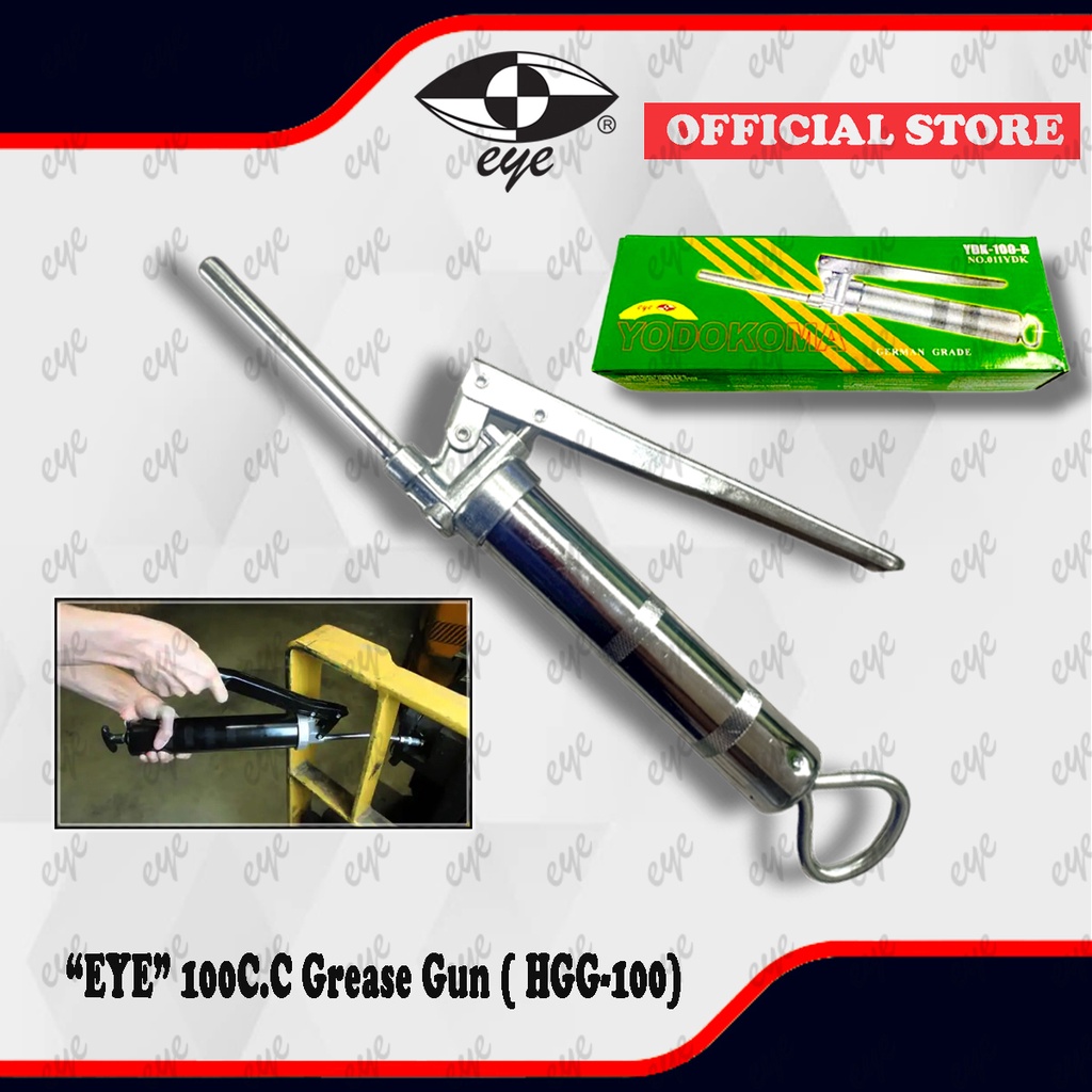 [ EYE ] GREASE GUN 100CC / GREASE PUMP PISTOL GRIS / Easy grease ...