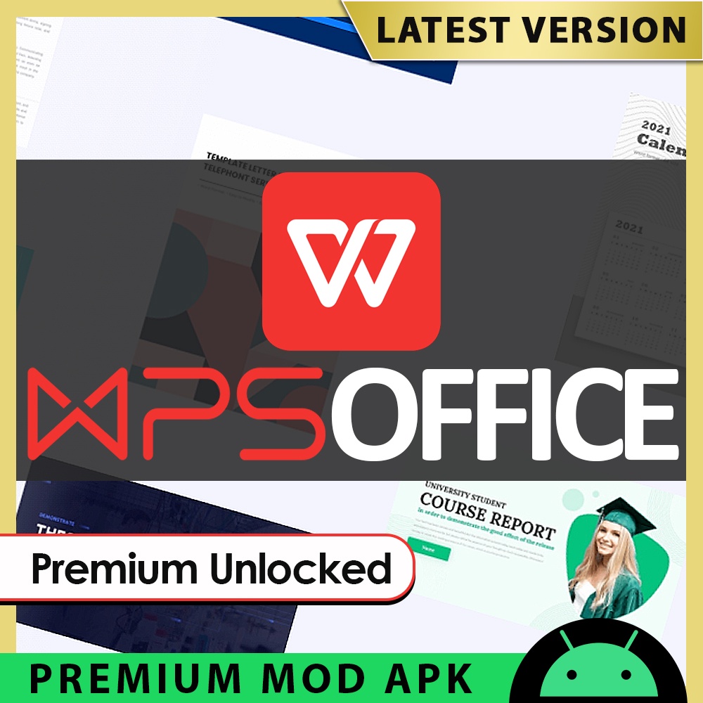📱ANDROID APP📱 WPS Office APK 【Premium Unlocked】 v16.2.1 💯 FAST DELIVERY ...