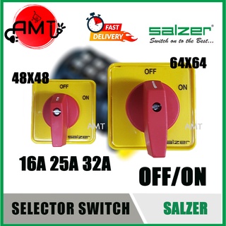 SALZER ON OFF 16A 25A 32A SELECTOR SWITCH ISOLATOR 1P 2P 3P 4P S1661001 ...