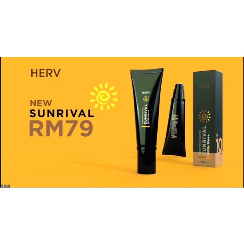 💥New 2021 SunRival Herv 50ml 100% Original HQ💥 | Shopee Malaysia