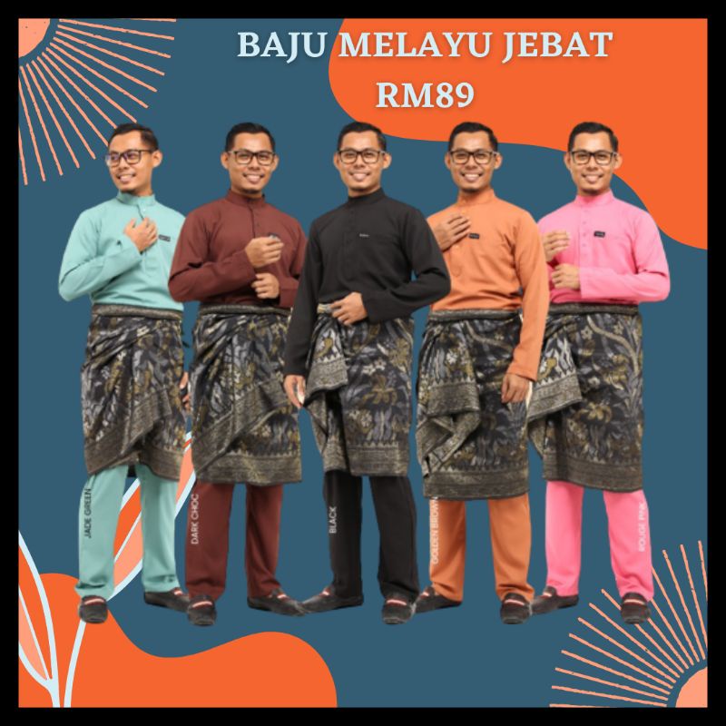 [BAJU RAYA 2022] BAJU MELAYU JEBAT HASNURI BAJU MELAYU CEKAK MUSANG ...