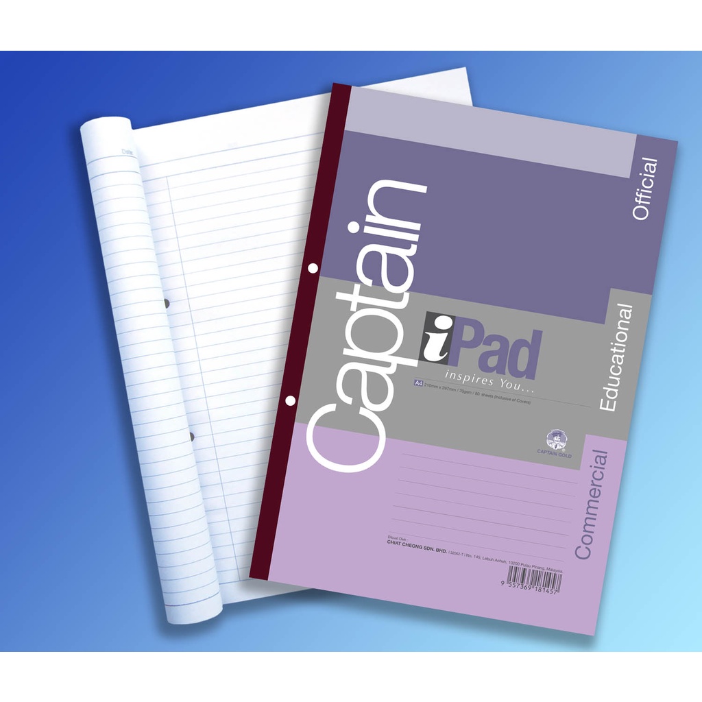 CAPTAIN A4 iPAD Testpad Test Pad Notebooks Notepads 80GSM / 80 Sheets ...