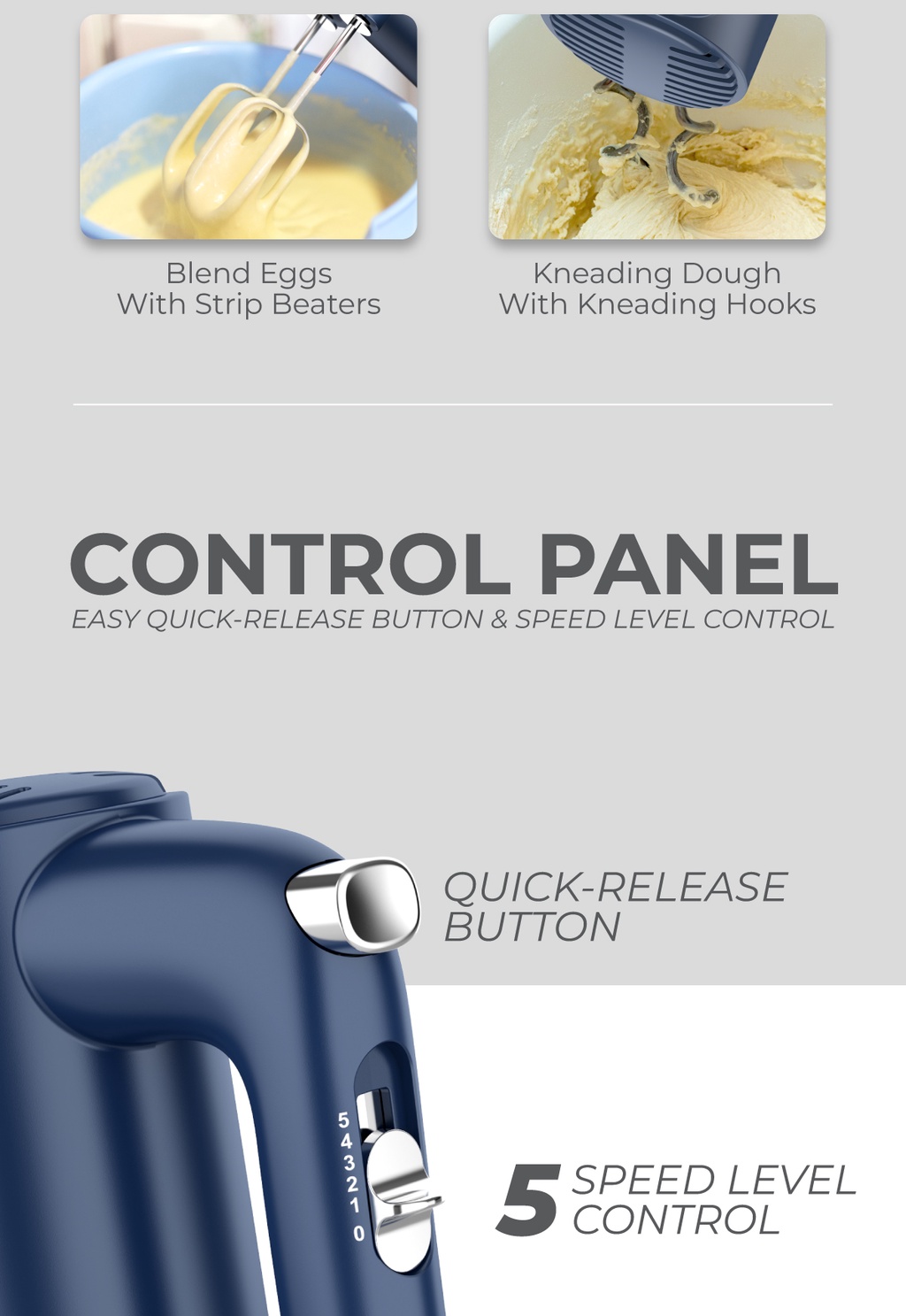 Bossman Kaden 2in1 Hand Mixer Handomikisa Series BK100 | Shopee Malaysia