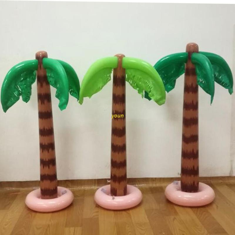 youn 90cm Inflatable Tropical Palm Tree Pool Beach Party Decor Toy ...