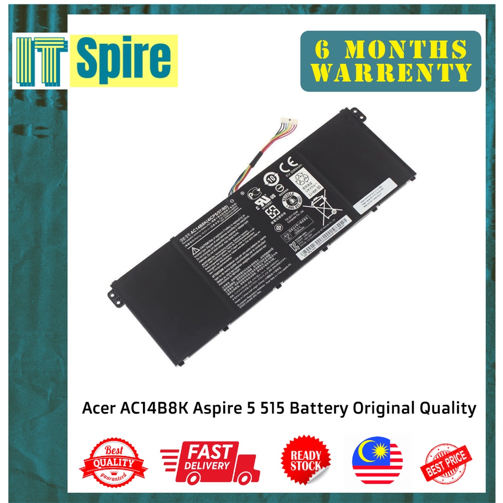 Acer AC14B8K AC14B3K SF314-51 Aspire 5 515 R13 Original Quality ...