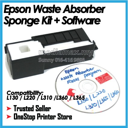Epson L130 L220 L310 L360 L365 Inkjet Printer Waste Absorber Full ...