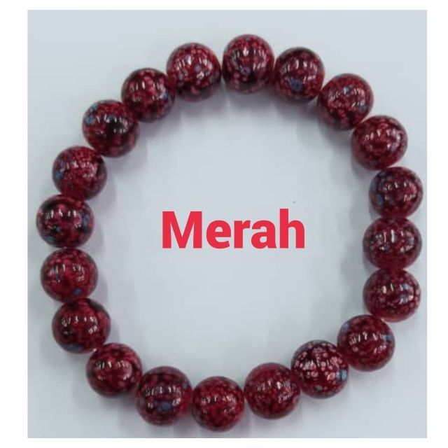 🌿💕Gelang berwarna merah, biru, Unggu, coklat sesuai utk lelaki & wanita ...