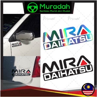 High Grade Daihatsu Mira sticker kereta perodua kancil turbo L200S L500 ...