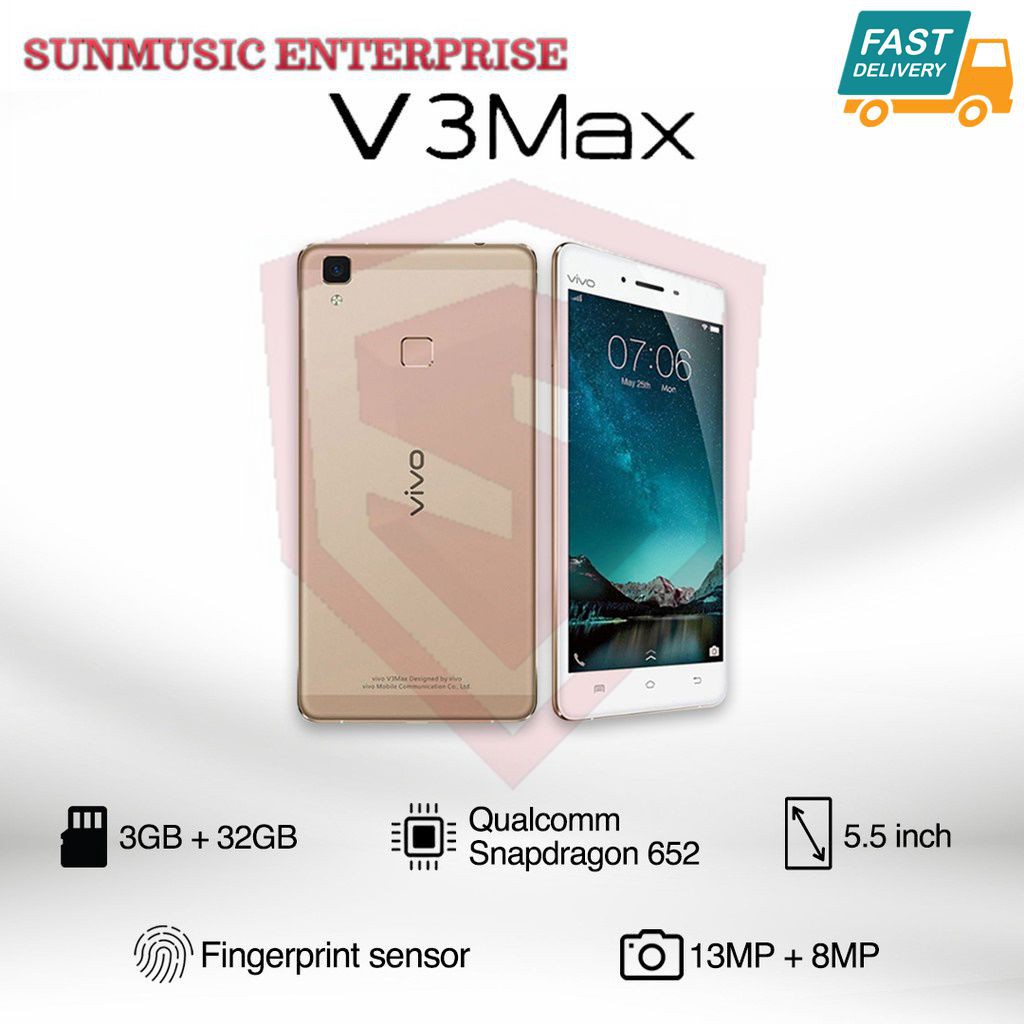 VIVO V3 MAX 3GB+32GB (Used) | Shopee Malaysia