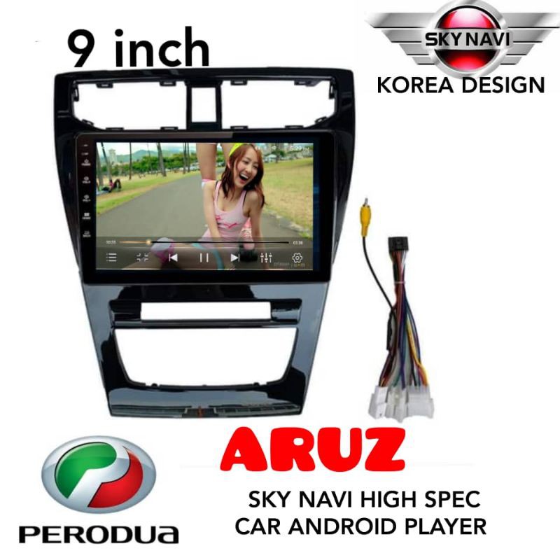 (PERODUA ARUZ) SKY NAVI T3L HIGH SPEC CAR ANDROID PLAYER | Shopee Malaysia