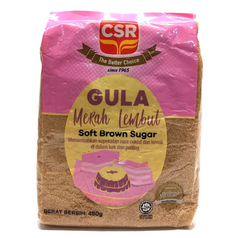 CSR GULA MERAH LEMBUT 450GM SOFT BROWN SUGAR | Shopee Malaysia