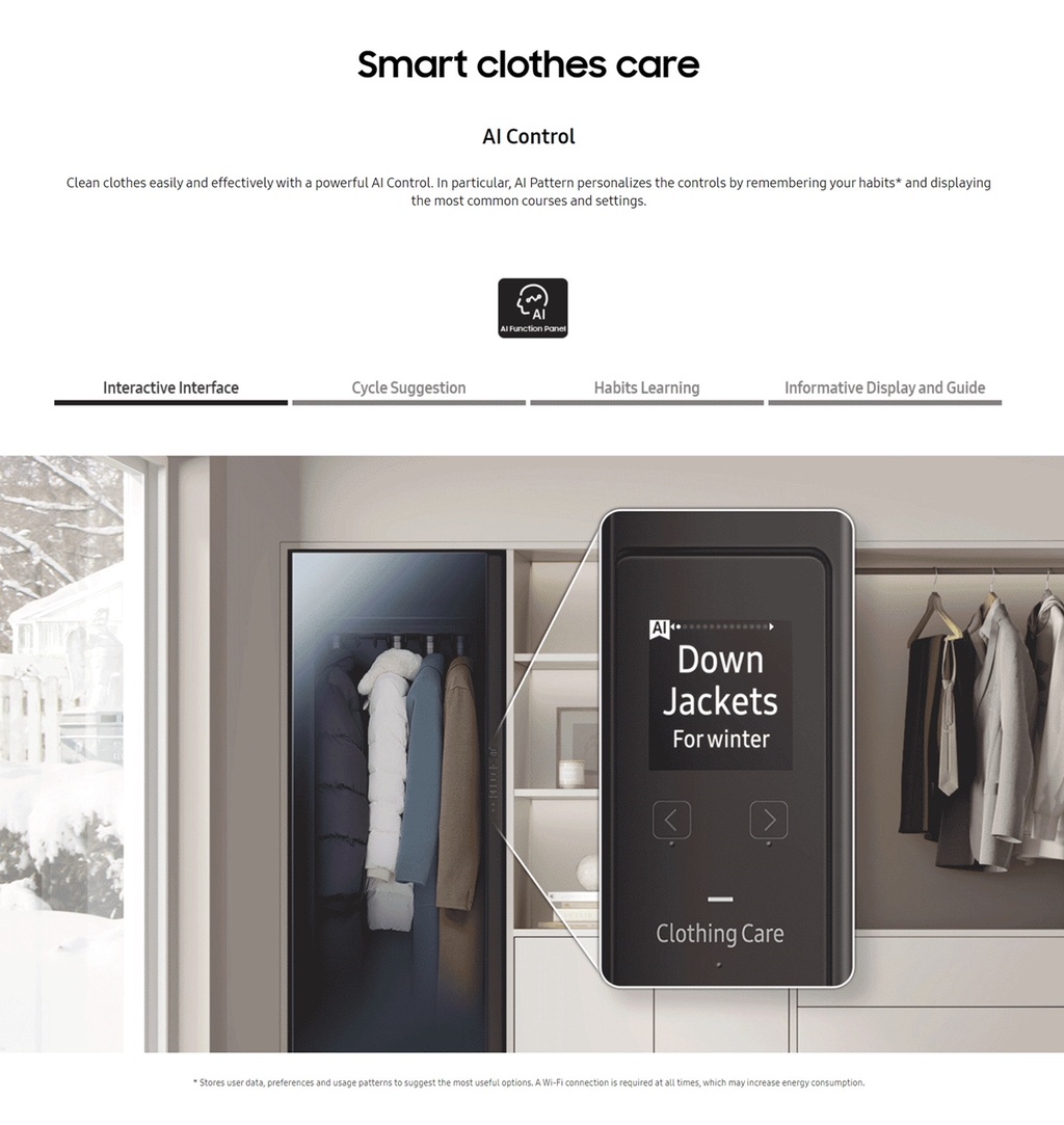 Samsung BESPOKE AirDresser - Smart Clothes Care Machine | DF10A9500CG ...