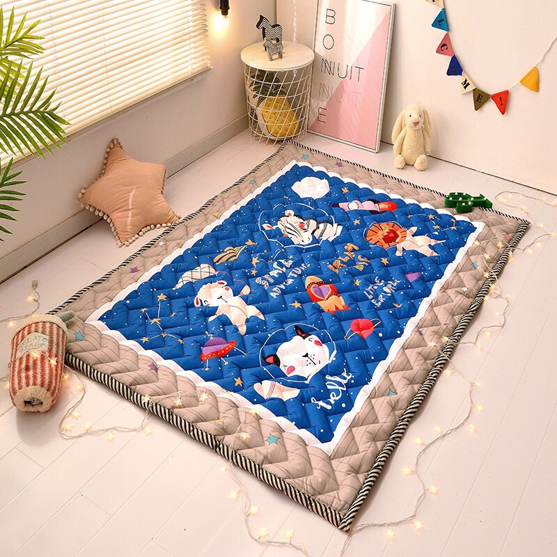 Cartoon Cotton Playmat Children's Thickening Baby Play Mat Crawling ...