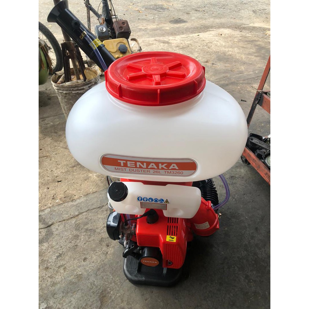 TENAKA KNAPSACK MIST DUSTER BLOWER TM3260 26L 3WF3A / TM3200 20L Mesin ...