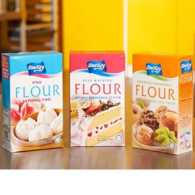 [READY STOCK] BLUEKEY SELF RAISING/SUPERFINE/PAU FLOUR TEPUNG BERSERBUK ...