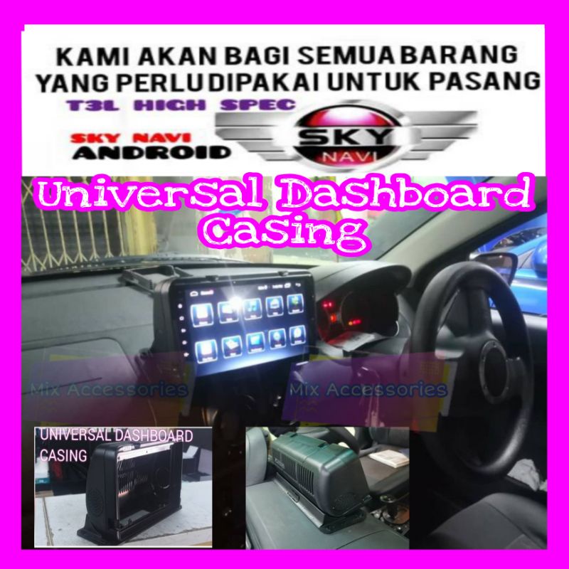 9INCH & 10 INCH UNIVERSAL DASHBOARD CAR ANDROID CASING FOR ALL CAR BLM ...