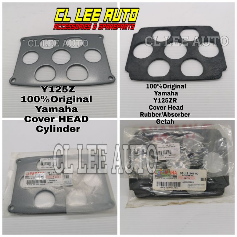 5BU Y125Z Y125 Y125ZR Cover Cylinder Head Rubber /Absorber / Getah 100%Original Yamaha Made in ...