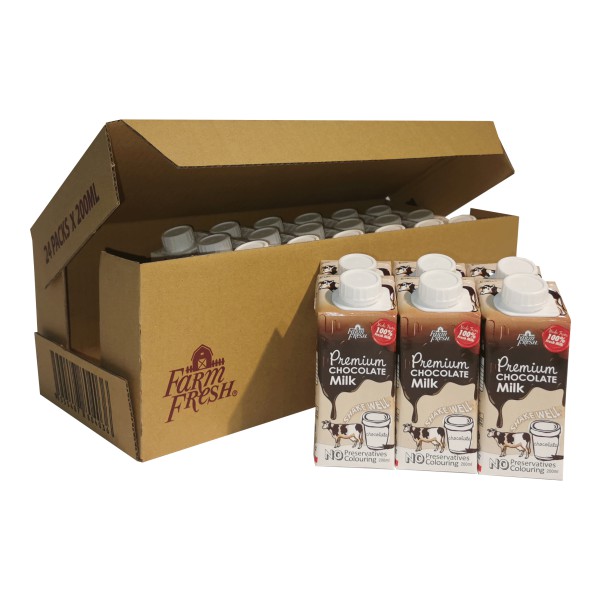 FARM FRESH UHT CHOCOLATE MILK 200ML*24 | Shopee Malaysia