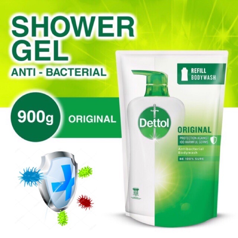 DETTOL Original Shower Gel Refill Pouch 900gm | Shopee Malaysia