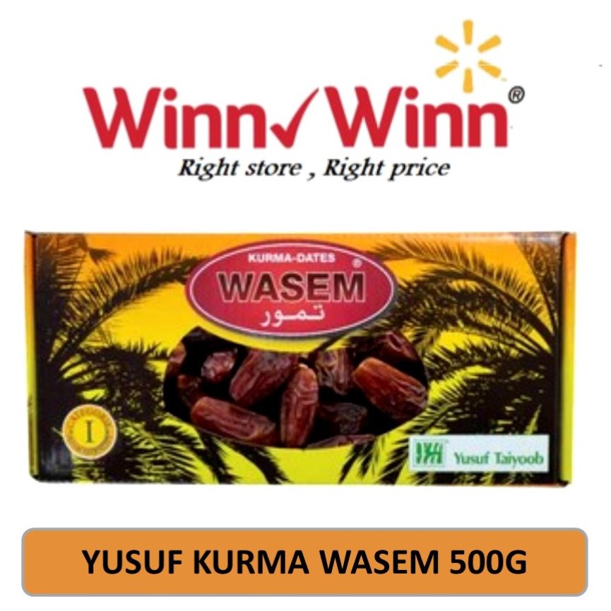 (NEW STOCK) Yusuf Taiyoob Kurma Dates Wasem 500G | Shopee Malaysia