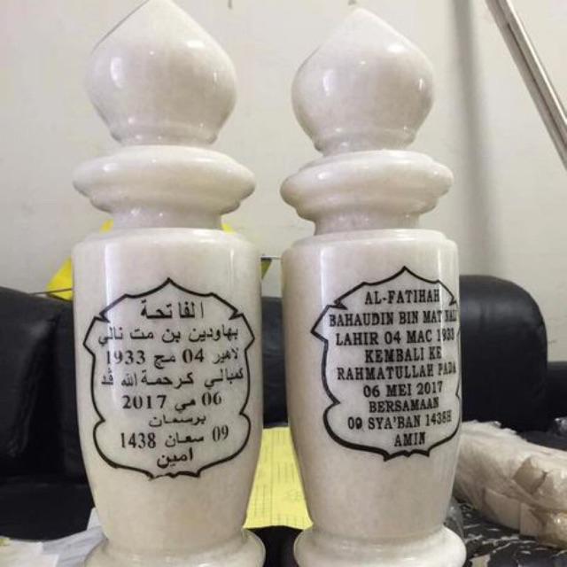 Batu nisan (batu nesan) marble, granite, terrazo dan batu sungai harga ...