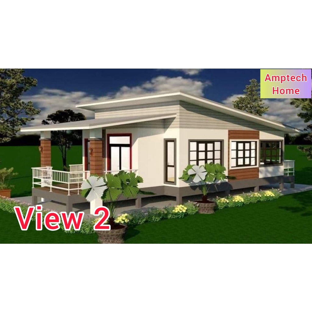 PELAN RUMAH 2 BILIK (LANTAI 20'x54') 1080KPS ((BACA DESCRIPTION ...