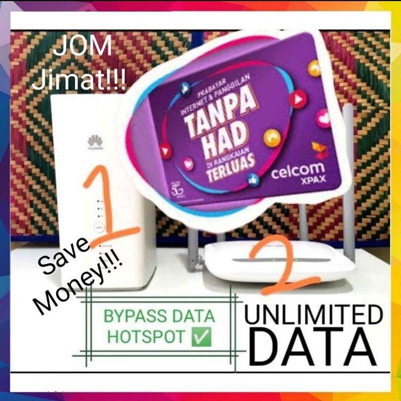 ByPass Hotspot Data Unlimited (Support for Modem B618 Huawei - Lock ...