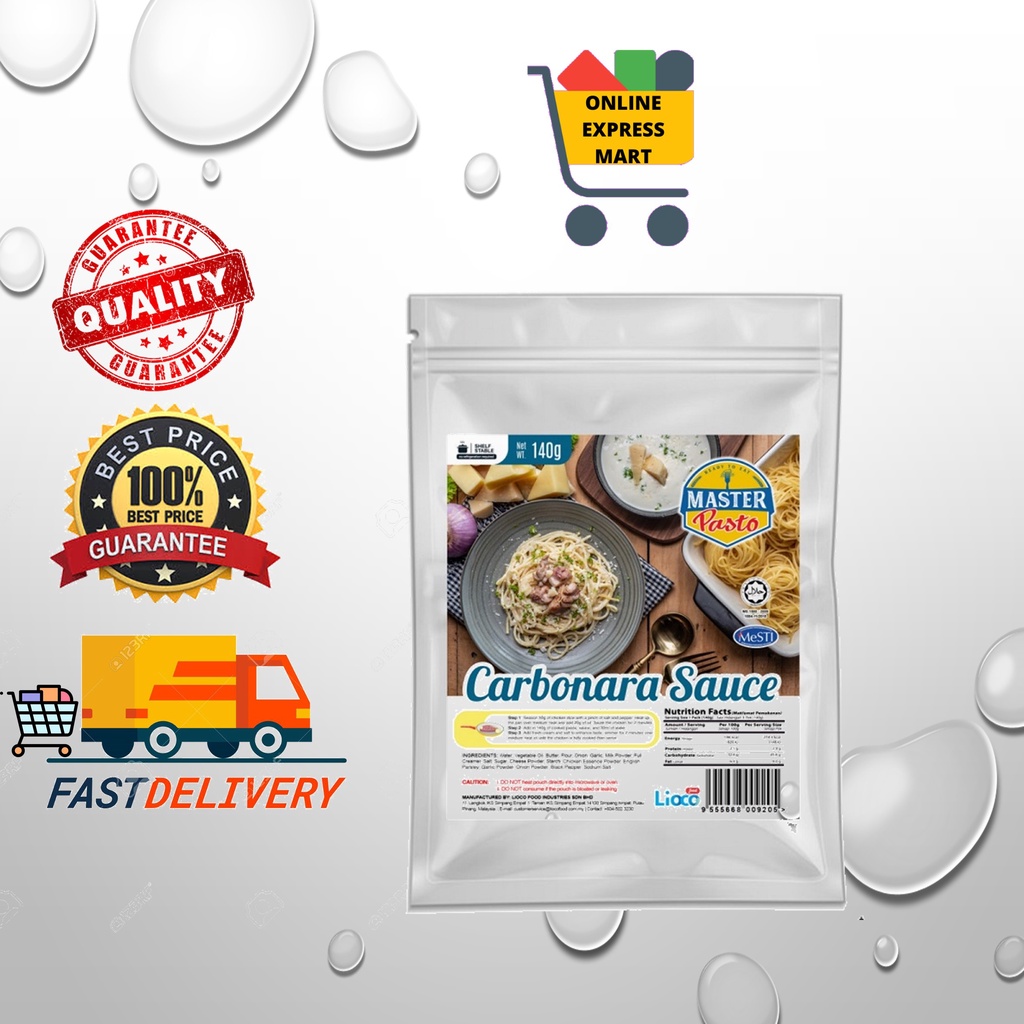 [READY STOCK]CARBONARA SAUCE VALUE PACK (140G) | Shopee Malaysia