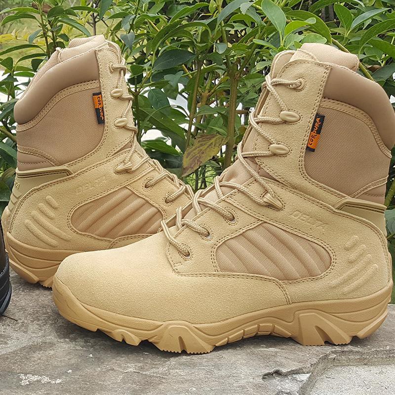 Delta Military And Tactical Boots Shoes (Brown) | Shopee Malaysia