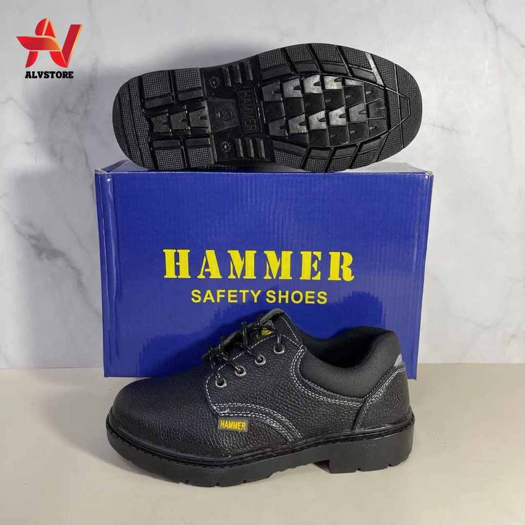 HAMMER Safety Shoes Steel Toe Low Cut | Shopee Malaysia